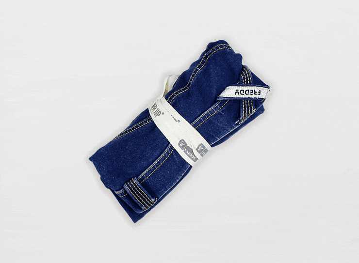 Freddy WR.UP® Push-Up - Denim - Grå Denim - Sort Søm - J3N – Freddywear